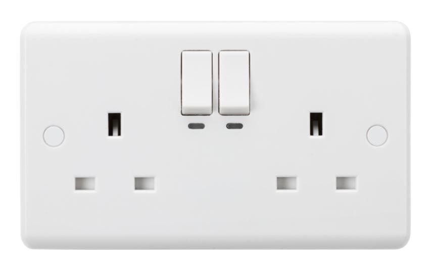 Knightsbridge 13A 2G Smart Switched Socket - (CU9KW) | Sparkle Knightsbridge 13A 2G Smart Switched Socket - (CU9KW) | Sparkle